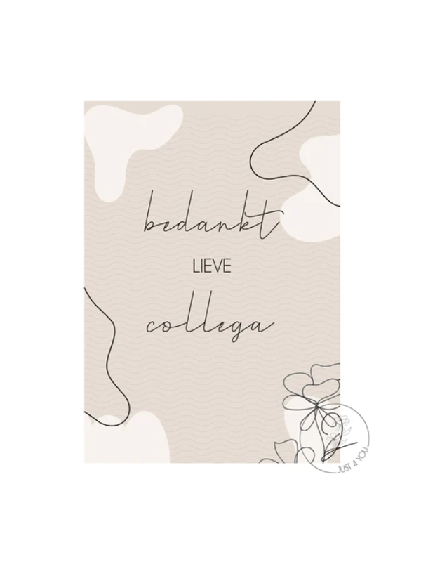 Forex kaart bedankt lieve collega | Just4You – Most Lovely
